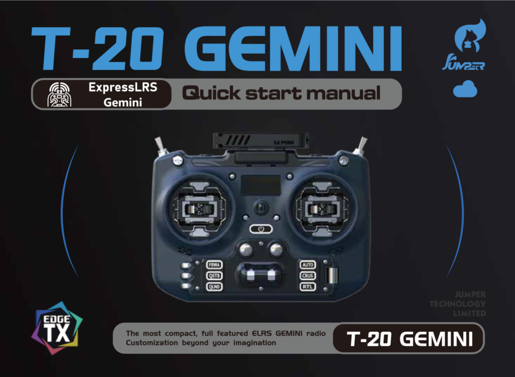 T-20 GEMINI User Manual | jumper-rc
